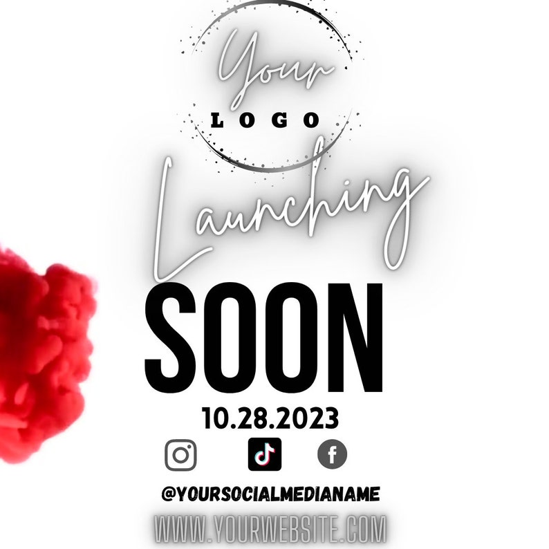 Business Announcement Launching Soon Digital Video, Entrepreneur ...