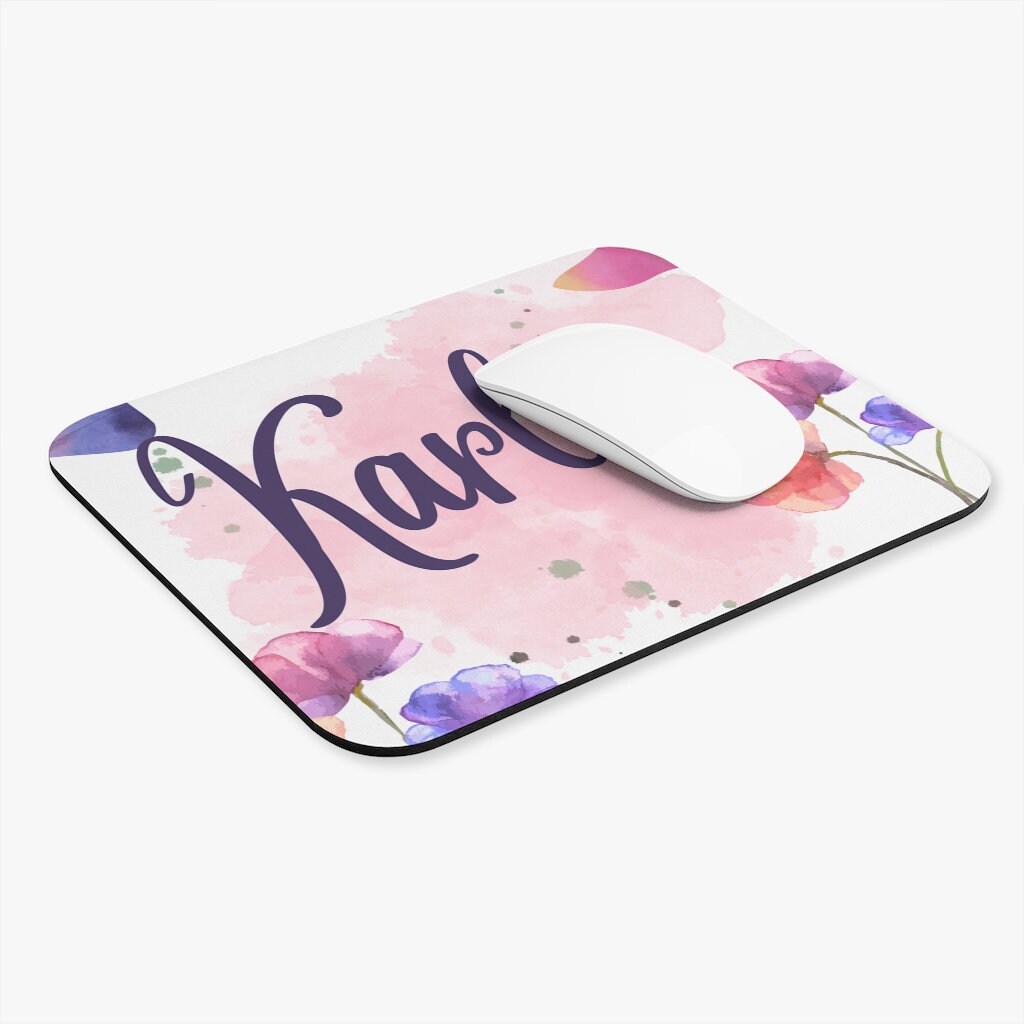 Personalized Office Decor Mouse Pad, Custom Name Mousepad, Custom ...