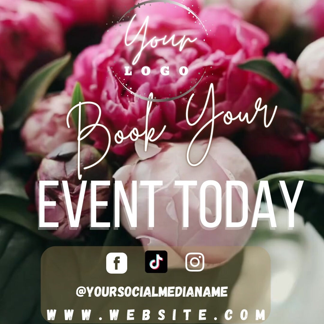Business Announcement, Venue Rental Booking Marketing Template ...