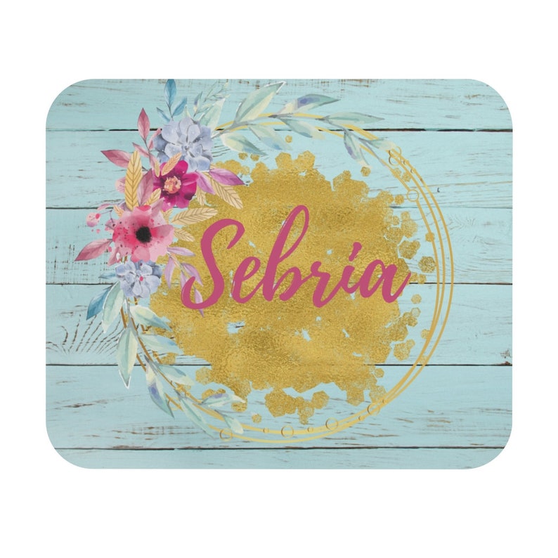 Personalized Office Decor Mouse Pad, Custom Name Mousepad, Custom ...