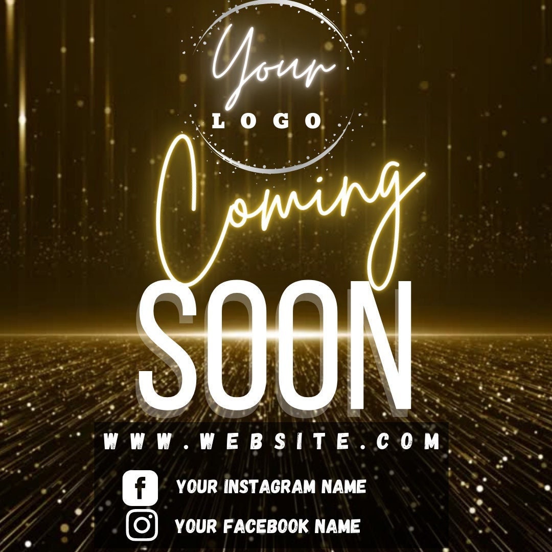 Business Announcement Launching Soon Digital Video, Entrepreneur ...