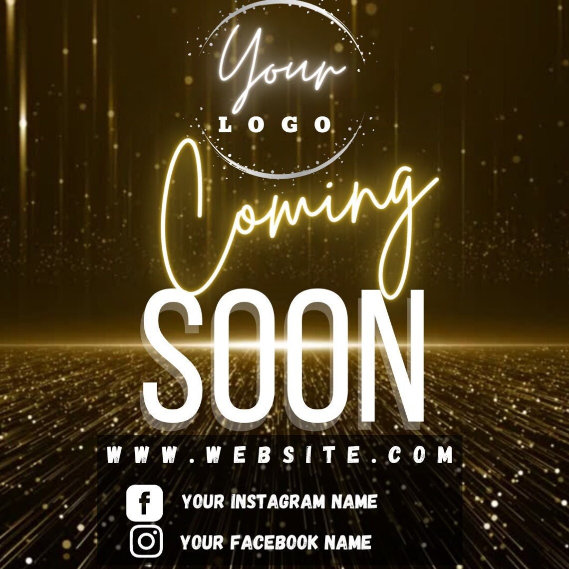 Business Announcement Launching Soon Digital Video, Entrepreneur ...