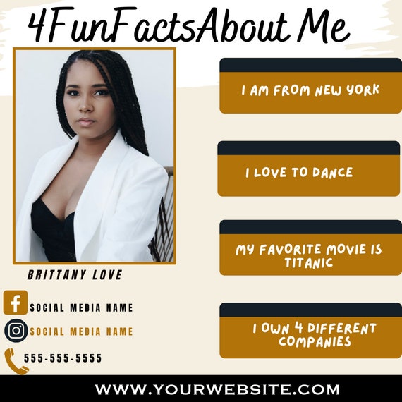 Fun Facts About Me