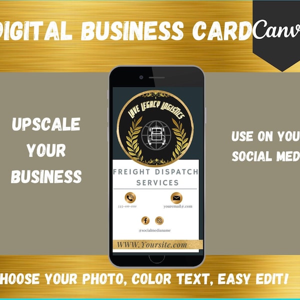 Truck Dispatcher Business Card - Etsy Israel