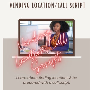 Vending Machine Call Script, Helpful Guide, How to Find Locations, Cold ...