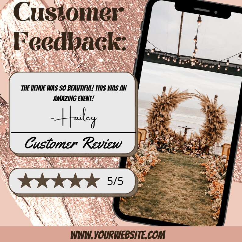Venue Rental Customer Review, Animated Review, Venue Reservation Review ...