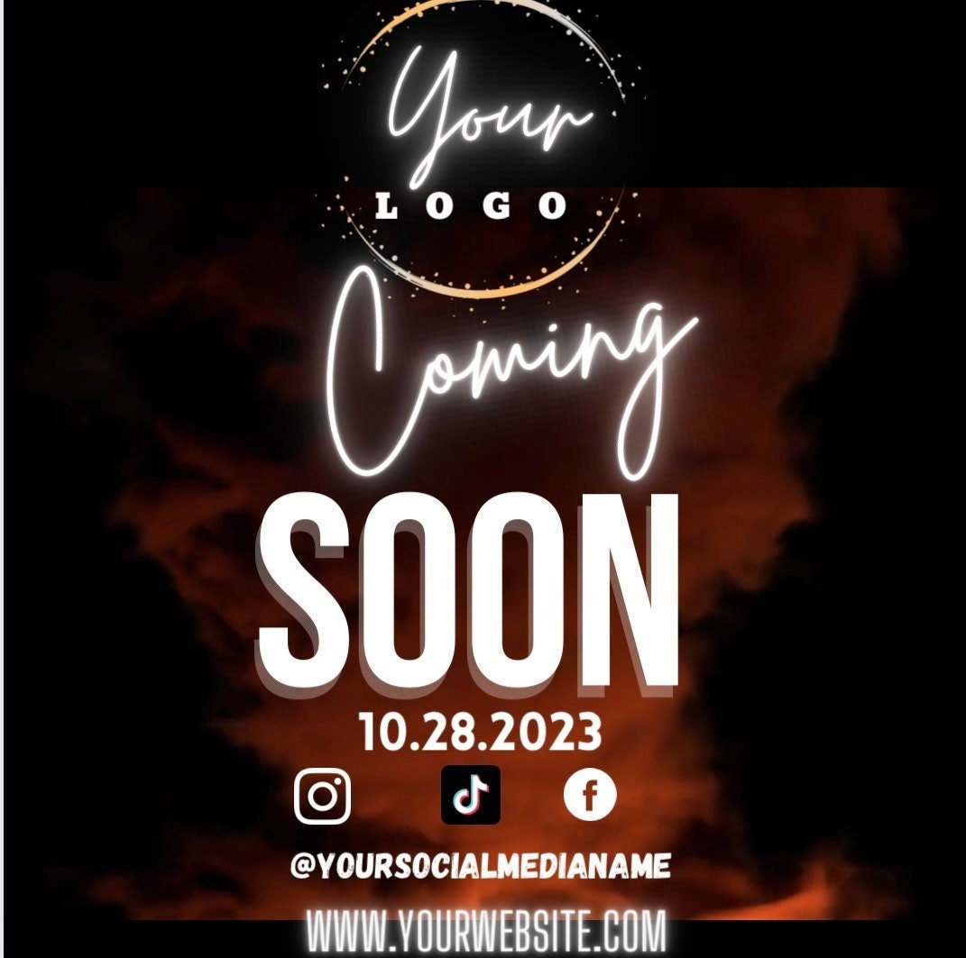 Coming Soon Banner Ideas