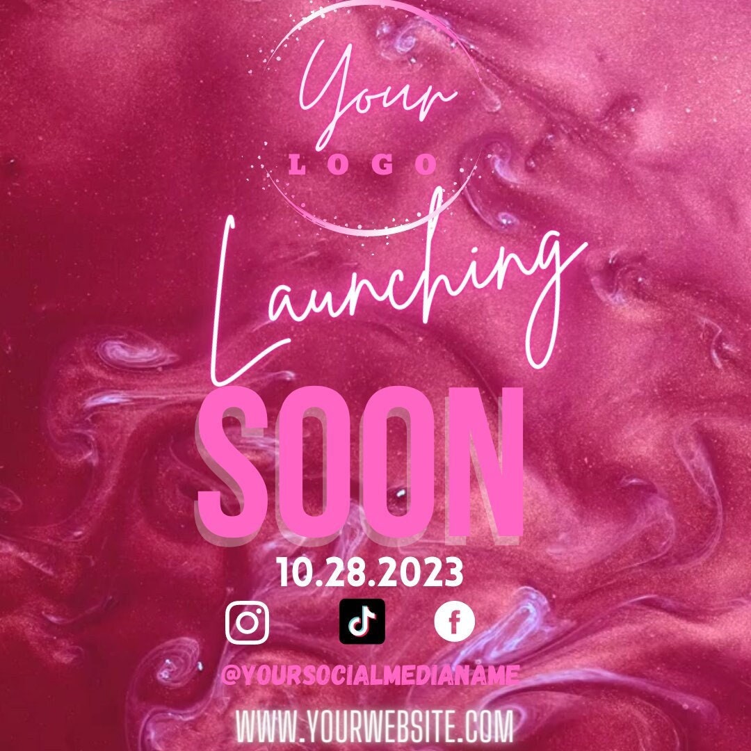 Business Announcement Launching Soon Digital Video, Entrepreneur ...