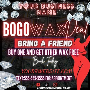 Business Announcement, Esthetician Flyer, Waxing Flyer, Wax Flyer ...