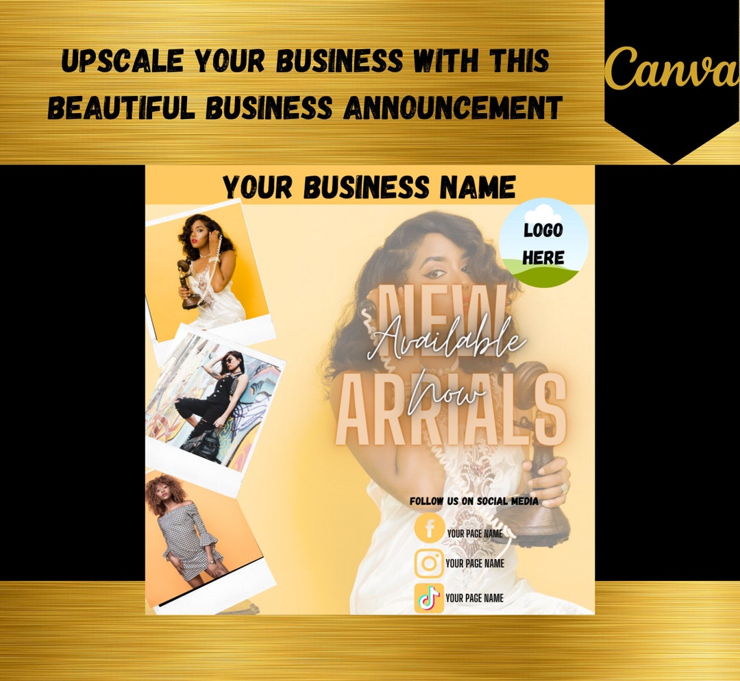 New Arrival Announcement, New Product Flyer, Entrepreneur Business ...