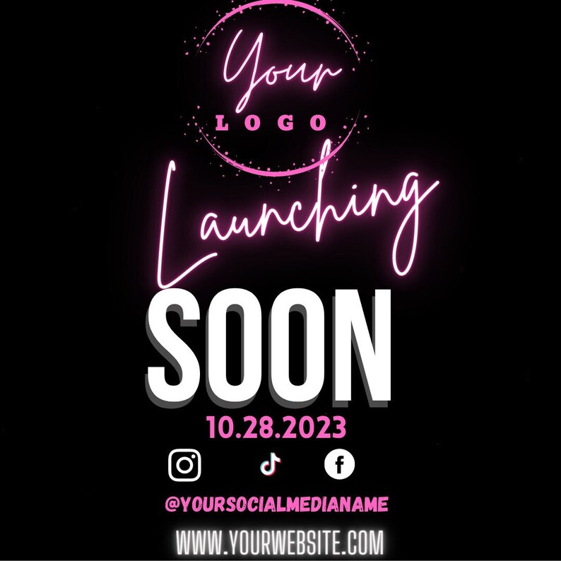 Business Announcement Launching Soon Digital Video, Entrepreneur ...