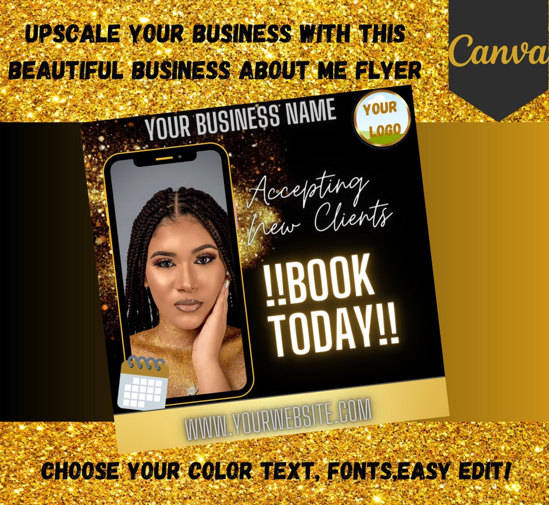 Booking Now Flyer, Appointments Available Flyer, Accepting New Clients ...