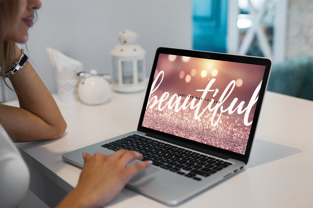 Pink Pastel Beautiful Motivational Quote Desktop Wallpaper, Laptop ...