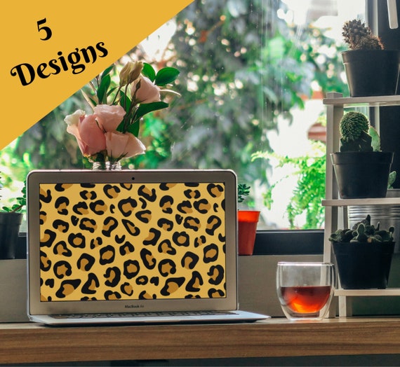 Animal Print Desktop Wallpaper Laptop Wallpaper Students - Etsy