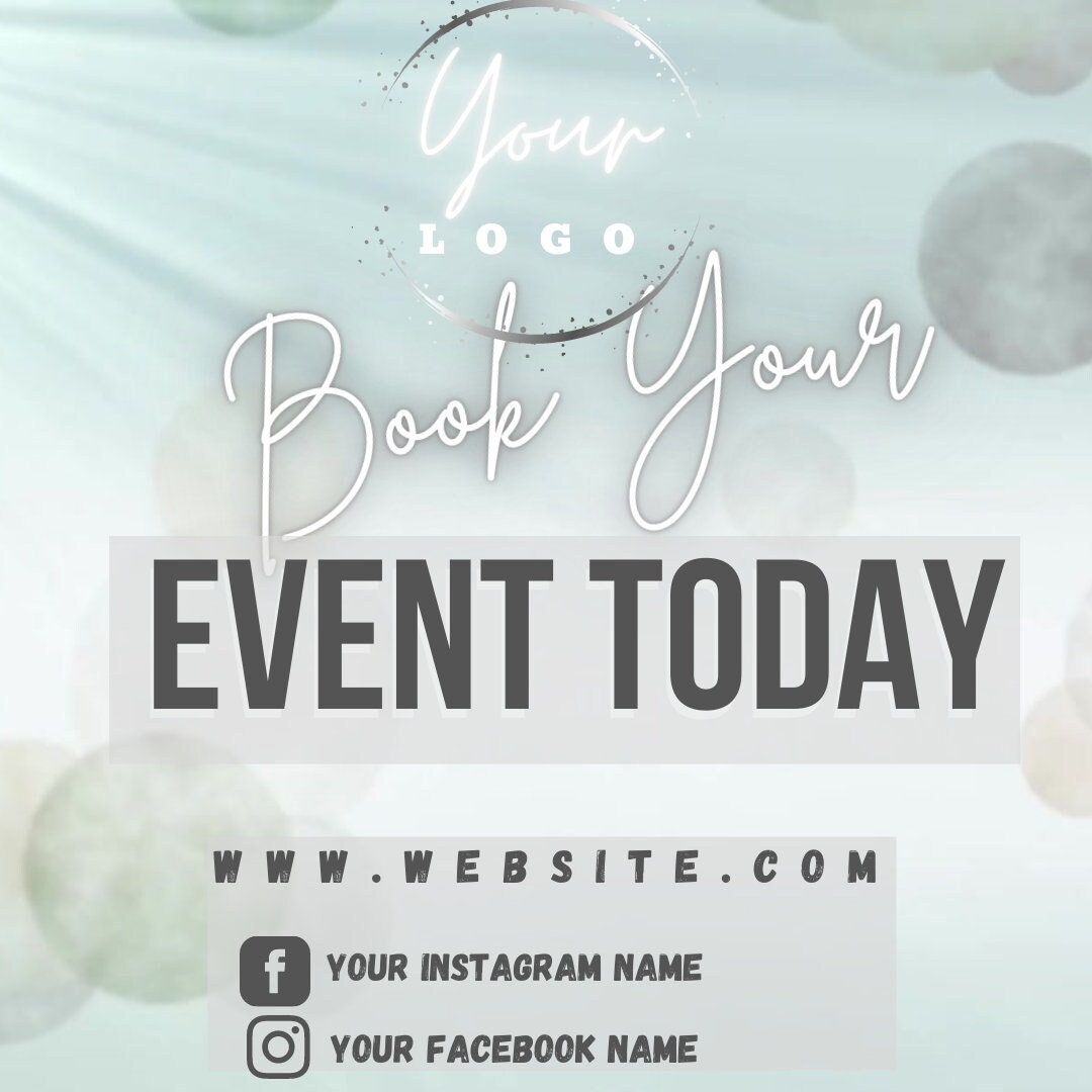 Business Announcement, Venue Rental Booking Marketing Template ...