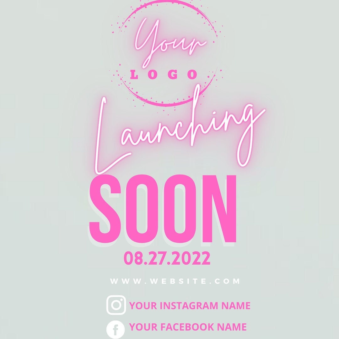 Business Announcement Launching Soon Digital Video, Entrepreneur ...