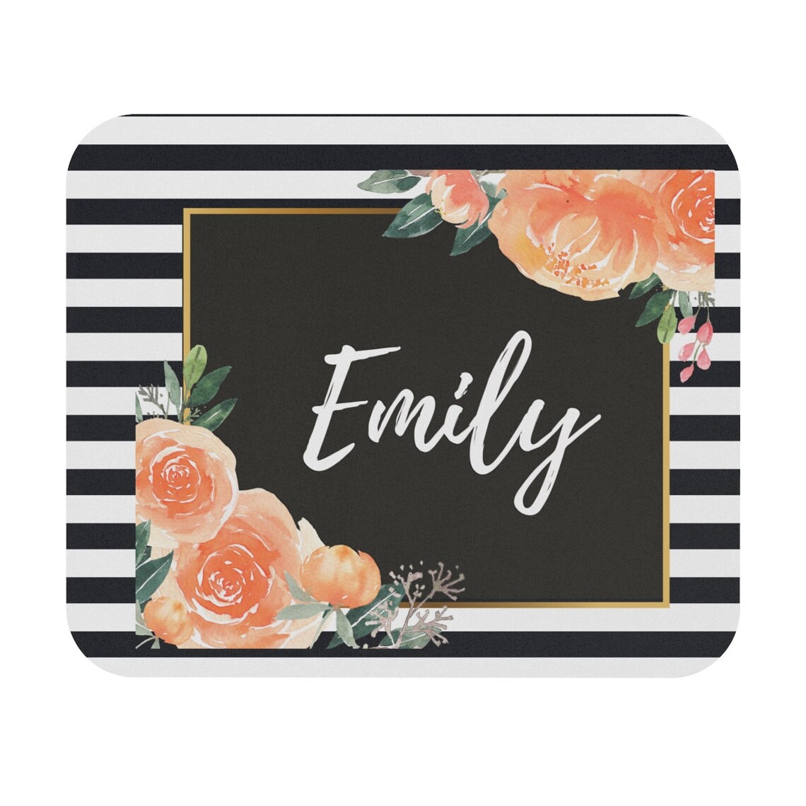 Personalized Office Decor Mouse Pad Custom Name Mousepad - Etsy