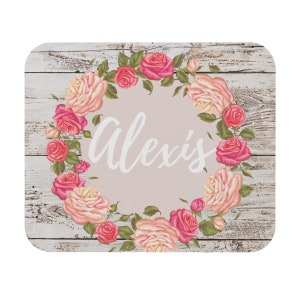 Personalized Office Decor Mouse Pad, Custom Name Mousepad, Custom ...