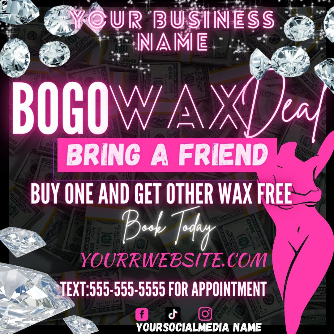 Business Announcement, Esthetician Flyer, Waxing Flyer, Wax Flyer ...