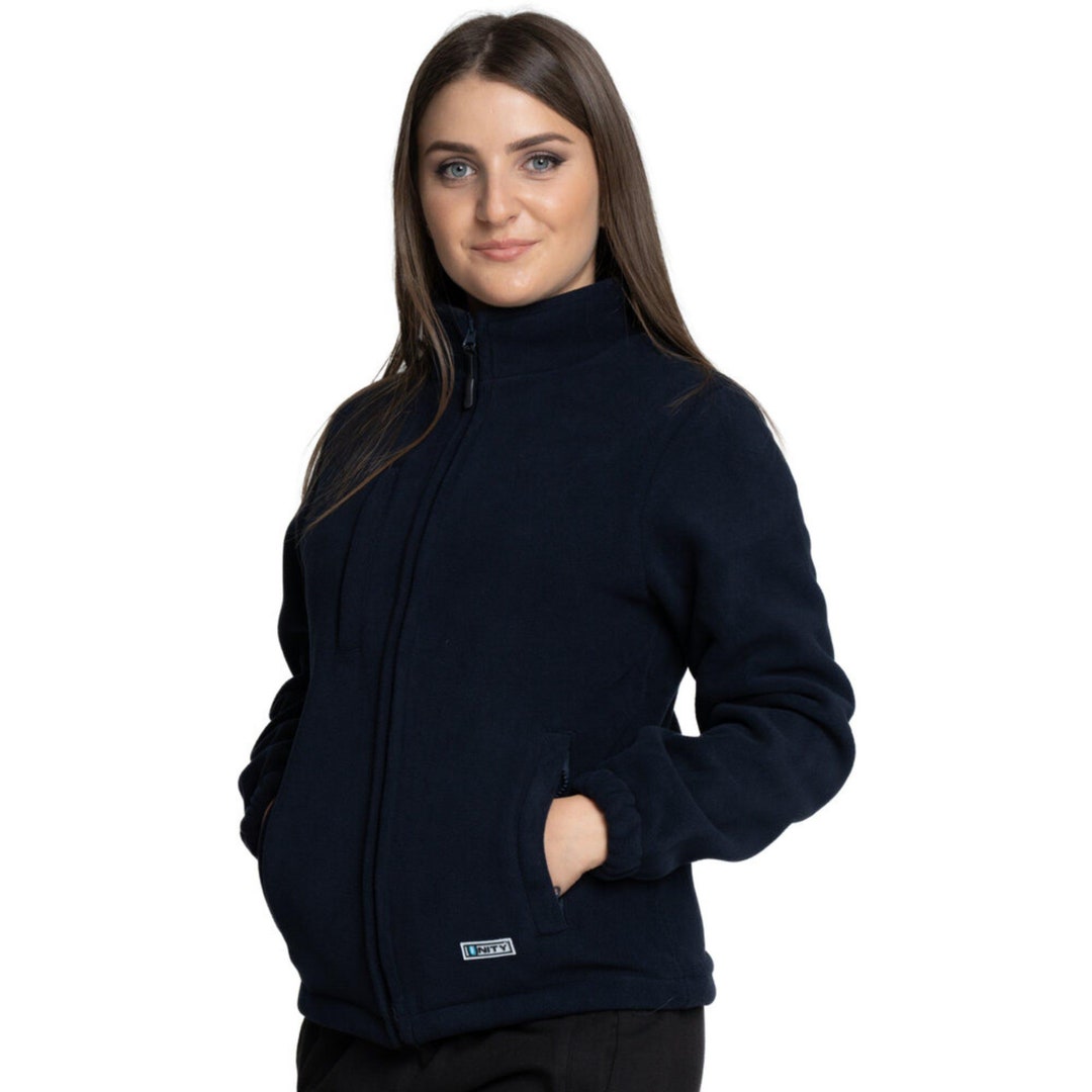 Ladies Women's Fleece Jacket Adjustable at the Bottom - Etsy