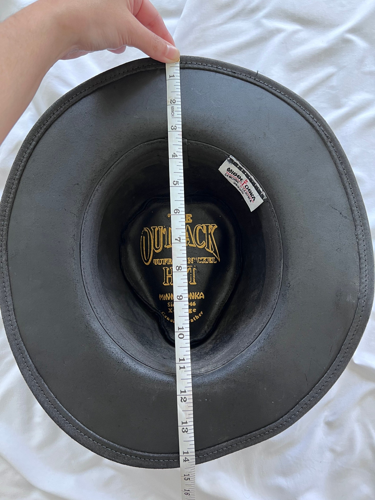 Vintage Leather Cowboy Hat - Etsy