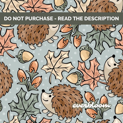 Fall Vibes Seamless File - Etsy