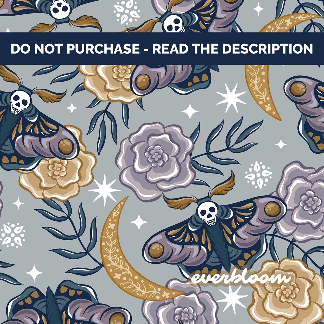 Freebie, Free Seamless Pattern for Commercial Use, Moths Pattern Jpg ...