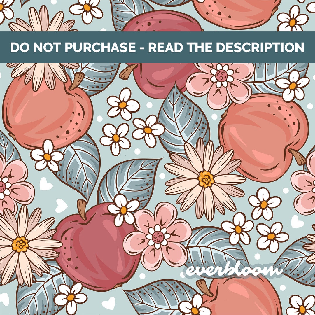 Freebie, Free Seamless Pattern for Commercial Use, Apple Pattern Jpg ...