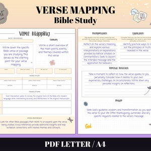 Bible Verse Mapping Printable Template, Verse Mapping Bible Study ...