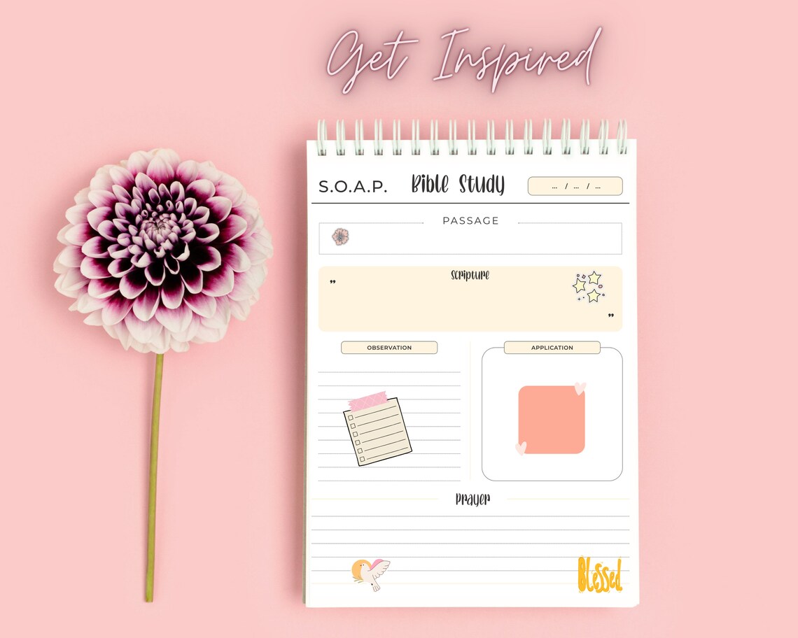 SOAP Bible Study Printable Template, Bible Study Printable, SOAP Bible ...