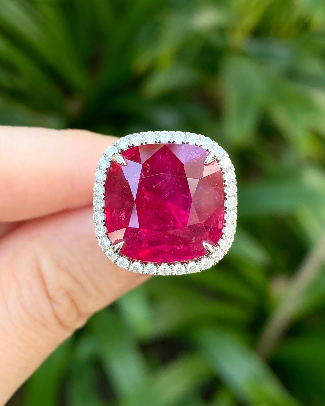 Ruby Gemstone Ring - Etsy