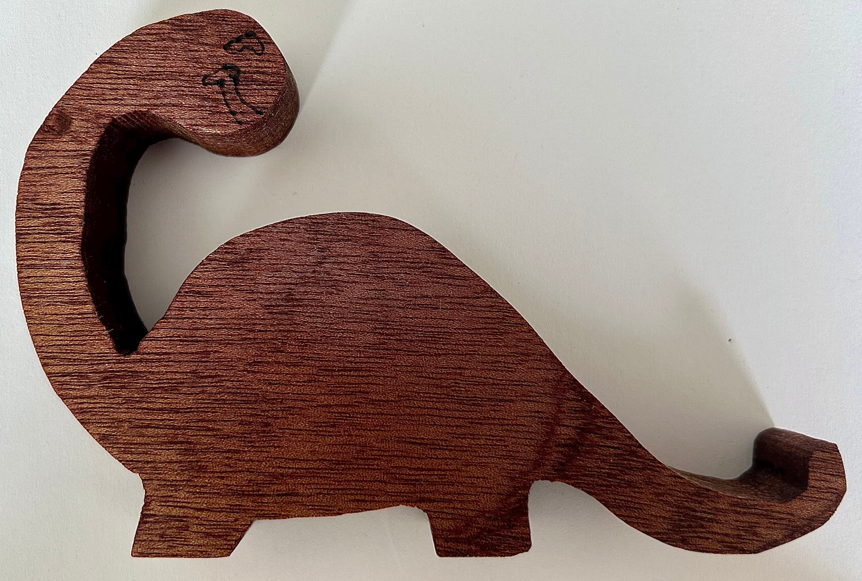 Handmade Wooden Dinosaur Phone Stand - Etsy