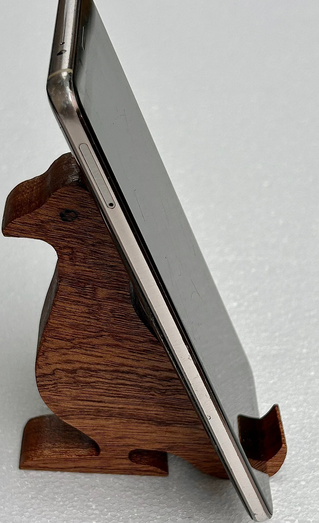 Handmade Wooden Bird Phone Stand - Etsy