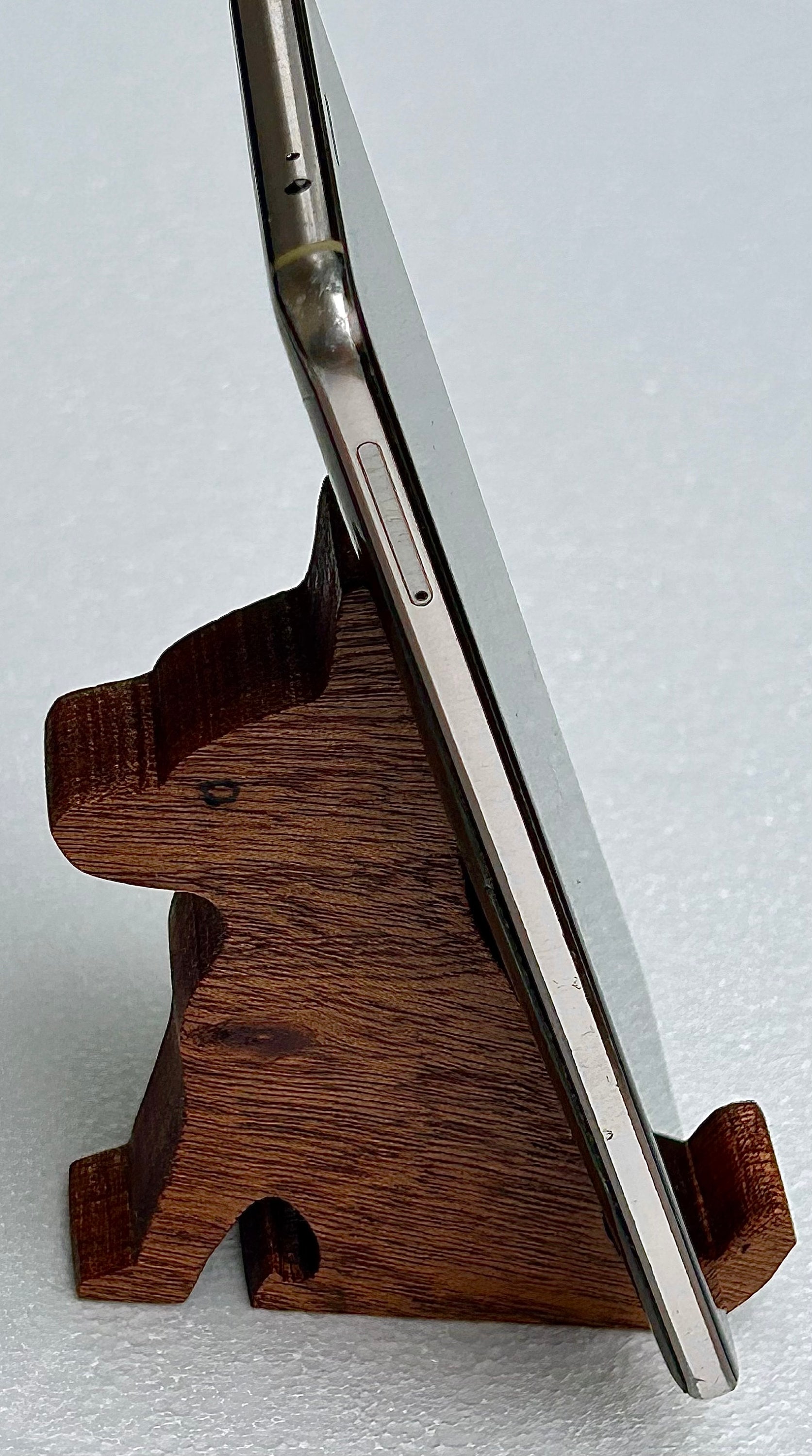 Handmade Wooden Dog Phone Stand - Etsy
