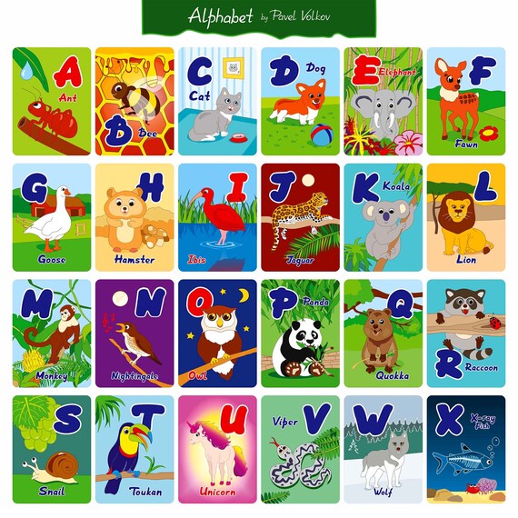 English Pet Alphabet Preschool Homework Alphabet by Pavel volkov ...