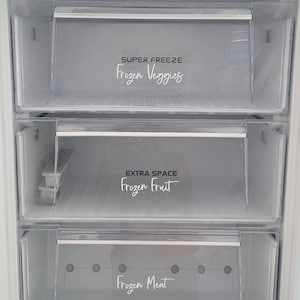The Freezer Organisation Label Set of 6, 10, 20, 30, 40 | Organise ...