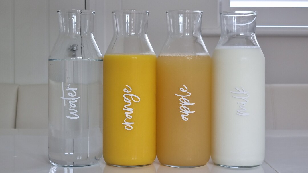 The Fridge Beverage Organisation Label Set of 6, 10, 20, 30 or 40 ...