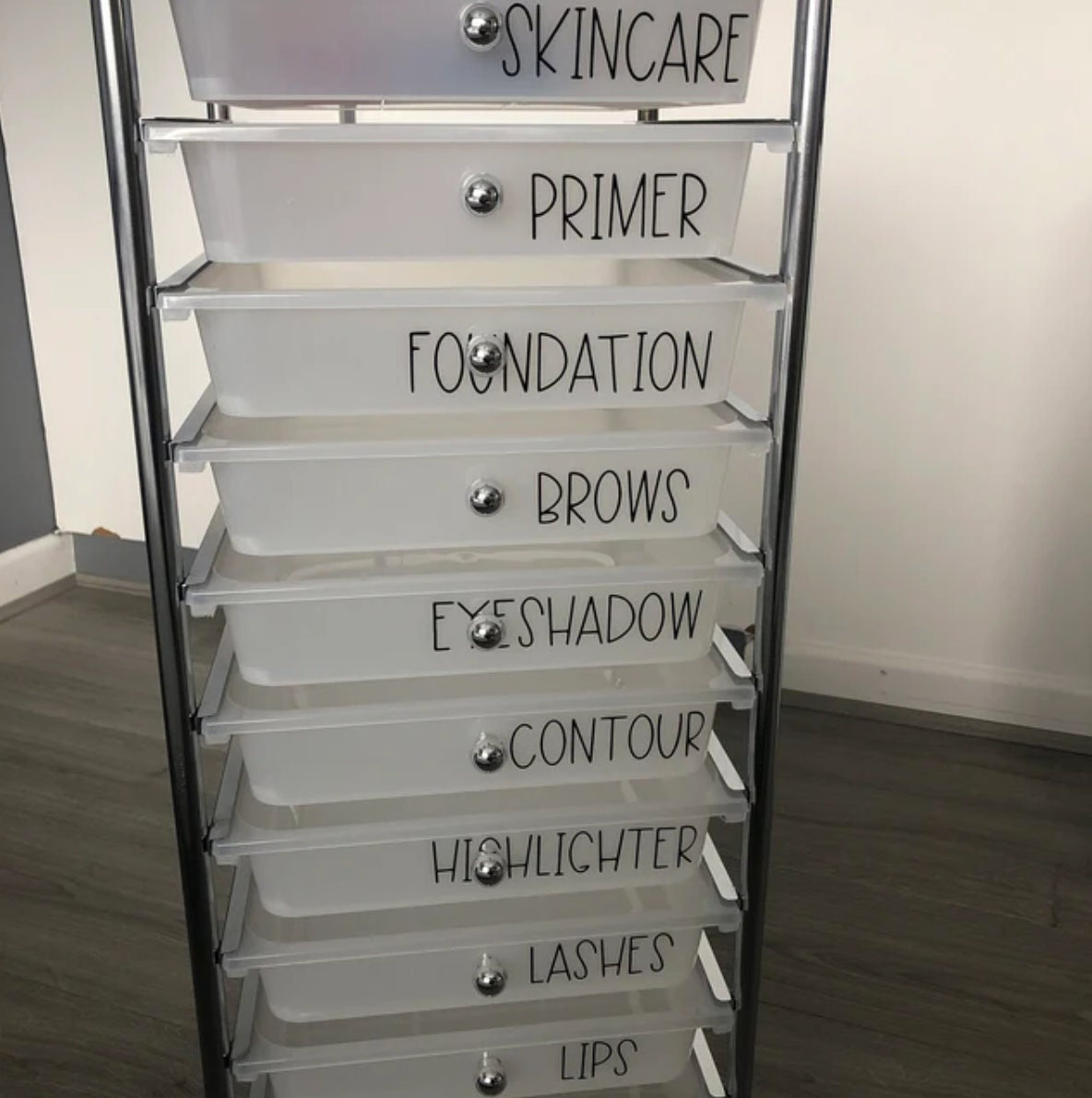 The Makeup Collection Organisation Label Set of 10 20 30 or - Etsy