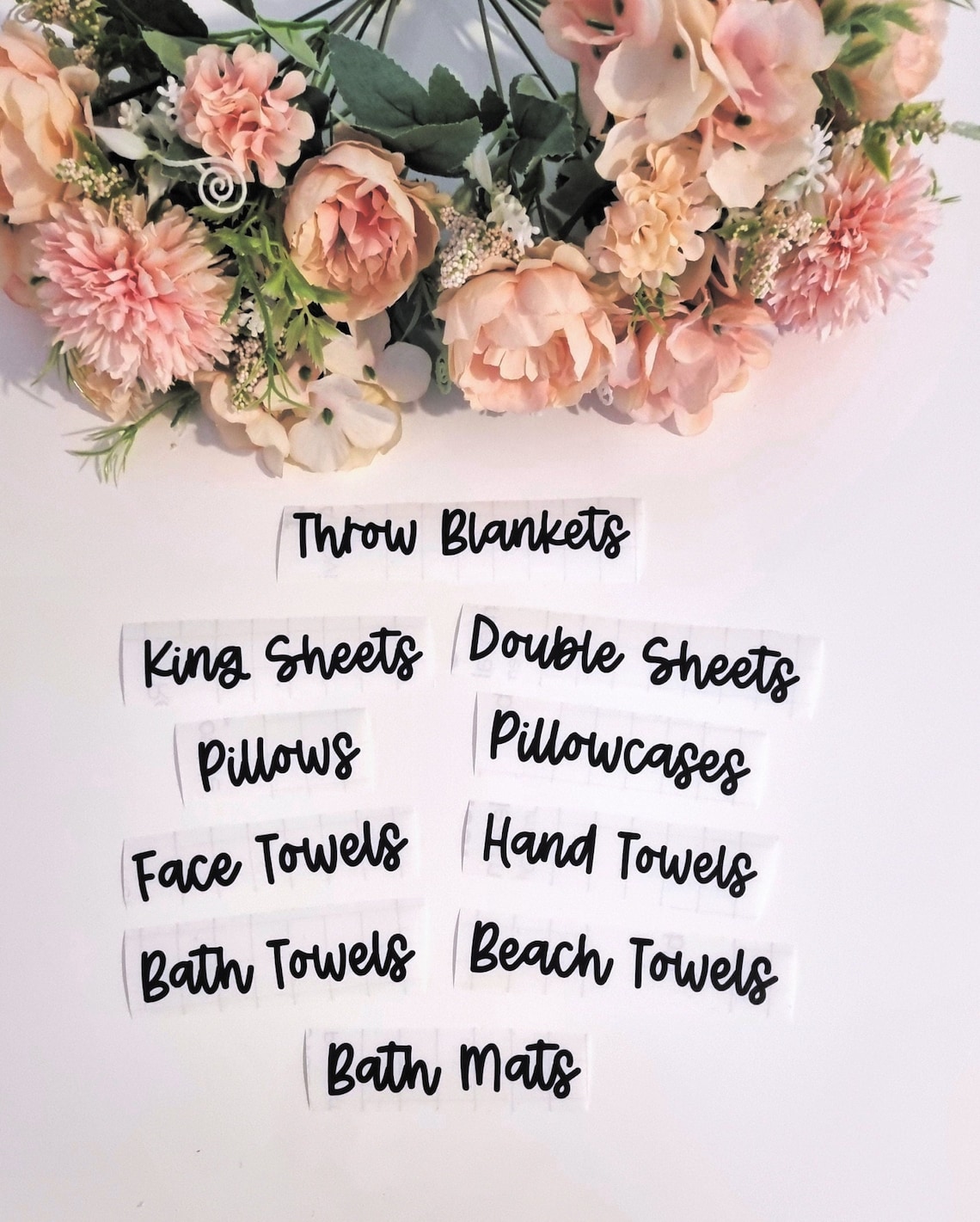 The Linen Closet Airing Cupboard Organisation Label Set of 10, 20, 30 ...