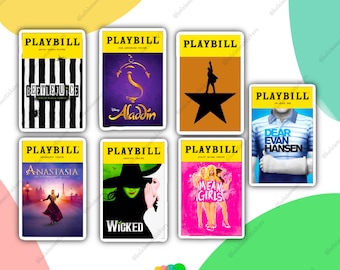 Broadway Playbill Stickers - Etsy