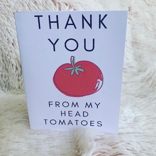 Thank You Tomatoes - Etsy
