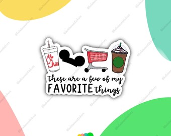 Favorite Things Sticker | Etsy