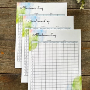 Green Watercolor Homeschool Portfolio Bundle / Homeschool Subject ...