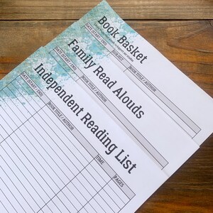 Blue Grunge Themed Homeschool Portfolio Bundle / Homeschool Subject ...