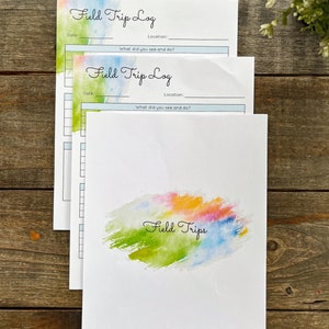 Green Watercolor Homeschool Portfolio Bundle / Homeschool Subject ...