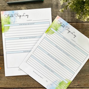 Green Watercolor Homeschool Portfolio Bundle / Homeschool Subject ...