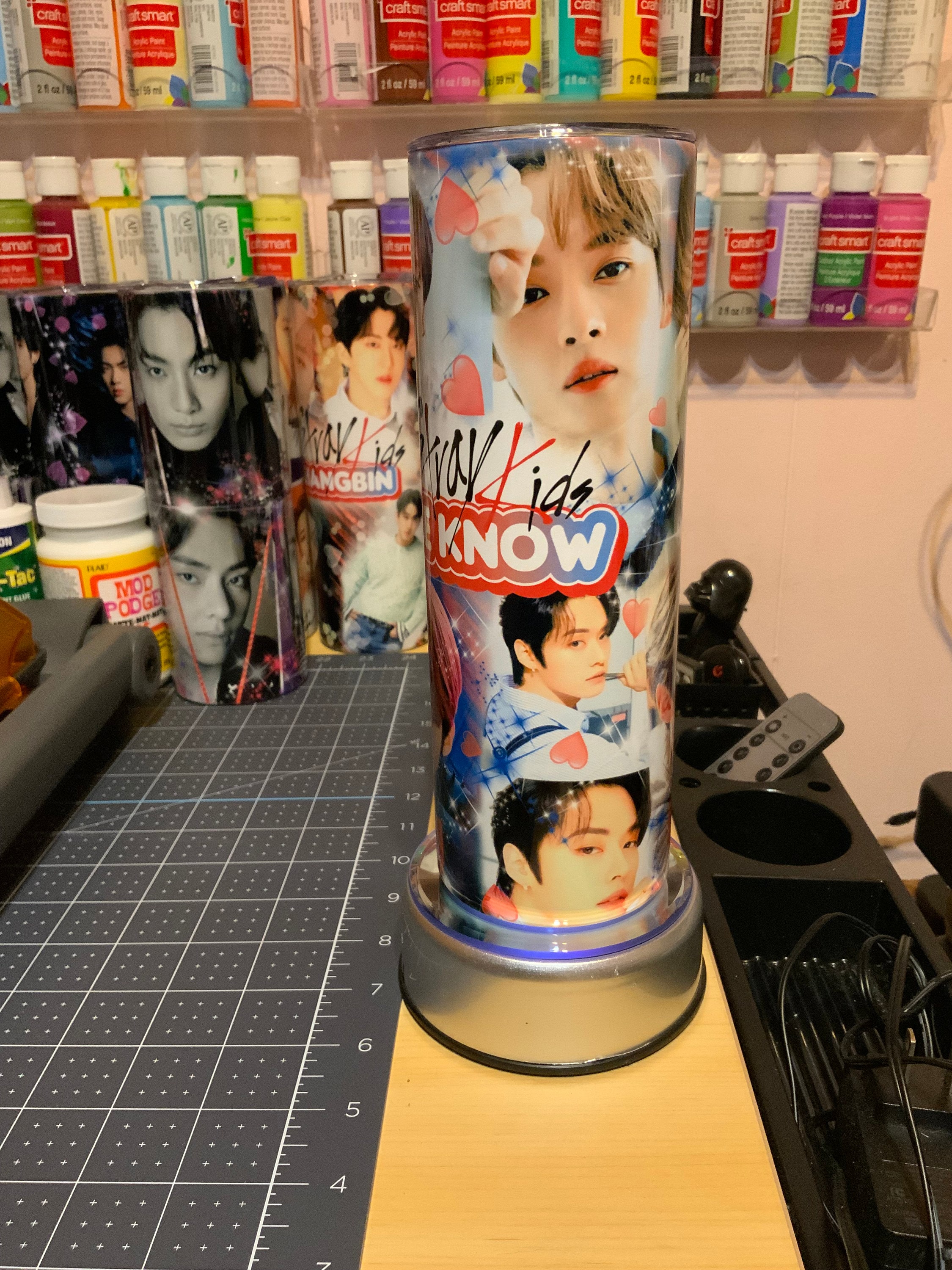 Stray Kids Lee Know Tumbler 20oz. Straight Skinny Tumbler KPOP - Etsy
