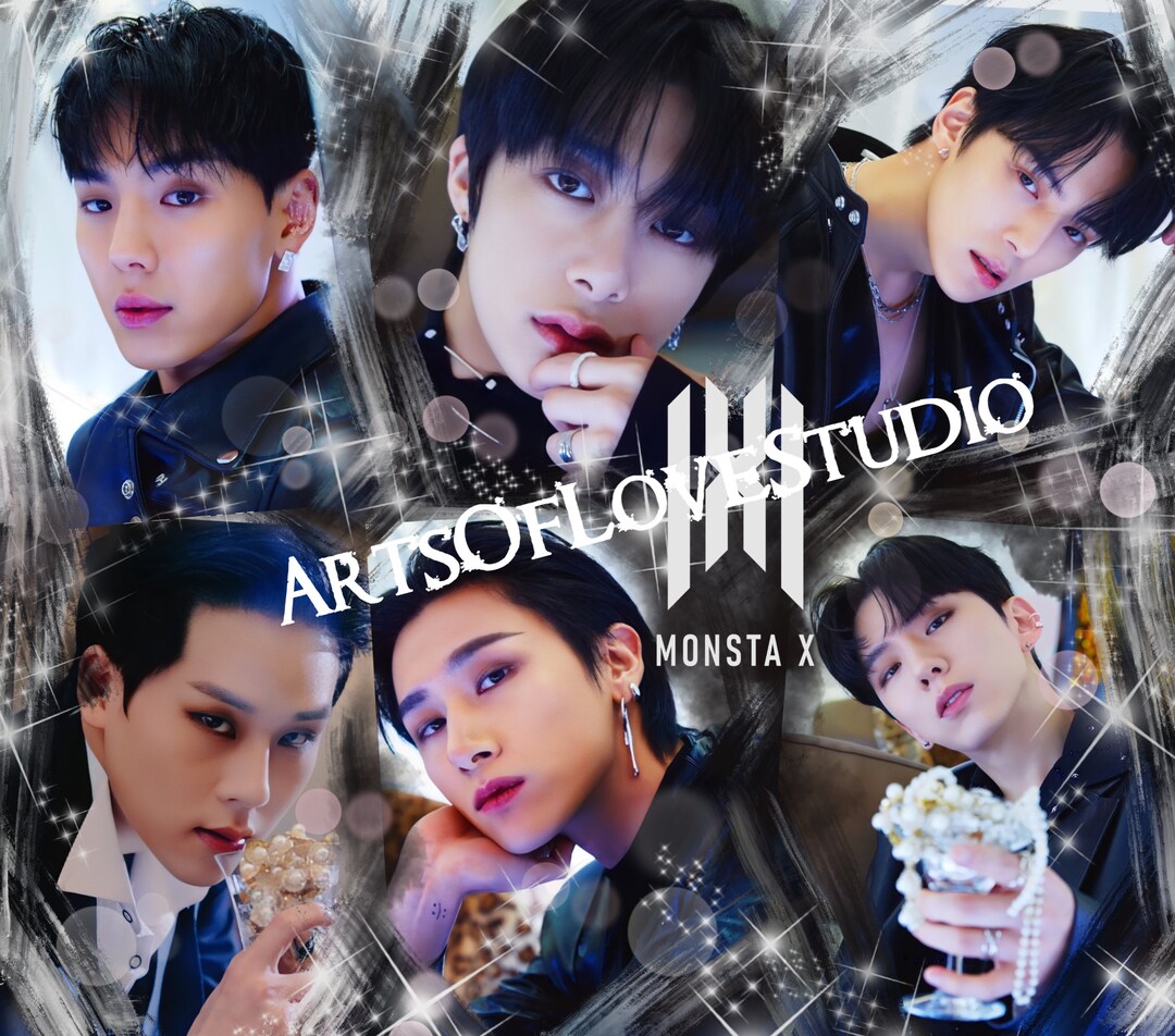 Monsta X Merch 20oz Straight Skinny Tumbler Design Joohoney | Shownu ...