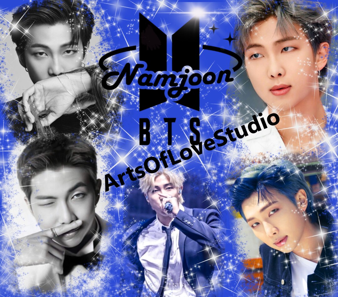 BTS Merch RM 20oz Straight Skinny Tumbler Design - Etsy