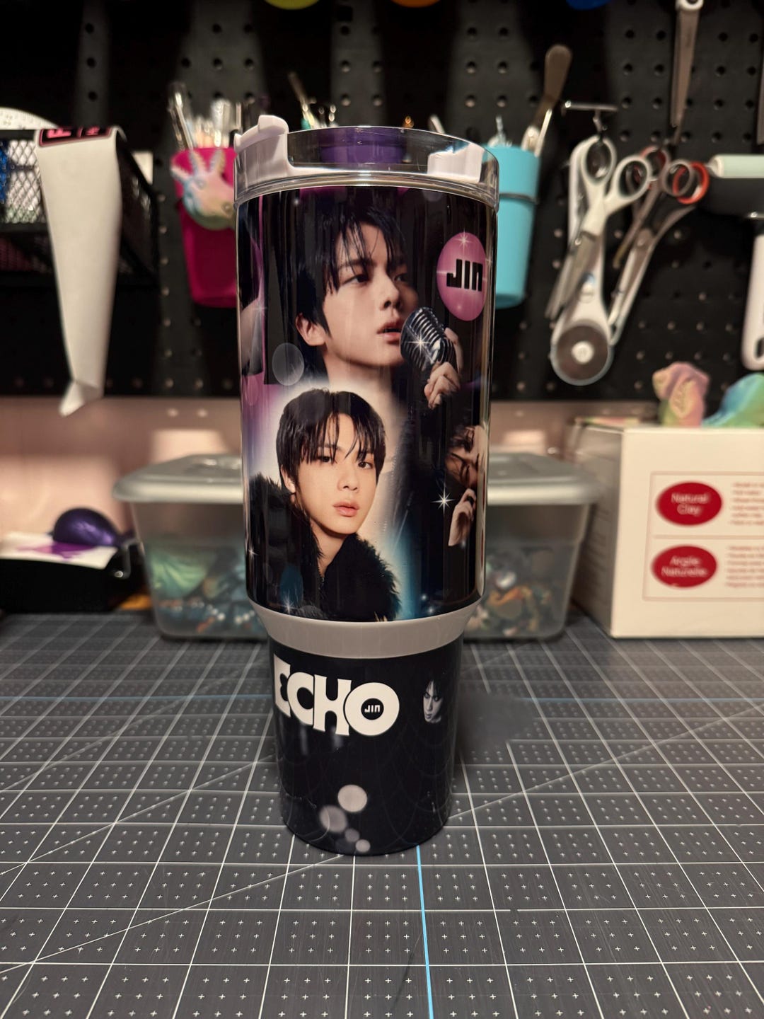 BTS Jin 40oz Stanley Style Tumbler - Etsy